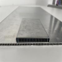 China Flat Aluminum Extruded Tube Micro Multichannel Thickness 1 - 4mm for sale
