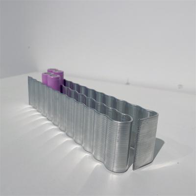 China Water Cooled Extrusion Liquid Cooling Tube For 18650 21700 Battery Cells for sale