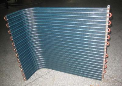 China Blue Colour 8011 H22 0.14mm*270mm Hydrophilic Finstock Coated Aluminum / Aluminium Foil for sale