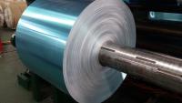 China Plastic Coated Aluminum Foil O. D 750 - 850 mm Shiny Side Aluminum Foil for sale