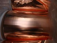 China Transmission Device / Water Heater Rolled Copper Foil Insulated Soft Hardness for sale