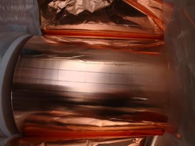 China Transmission Device / Water Heater Rolled Copper Foil Insulated Soft Hardness for sale