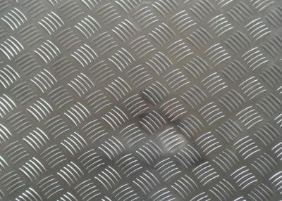 China Thickness 0.08mm Diamond Stucco Aluminium Heat Transfer Sheets With Five Bars for sale