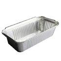 China Fast Food / Takeout Food Aluminium Foil Container Rectangle Standard Weight for sale