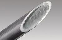 China Inner Grooved Lightweight Aluminum Tubing 120MPa Tensile Aluminium Round Tube for sale