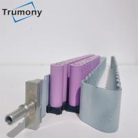 China Alu Extruded Bending Snake Shaped Cooling Tube For 18650 Cylindrical Cells for sale