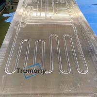 China Battery Cooling Solution Aluminum Roll Bonded Evaporator For Electric Vehicle for sale