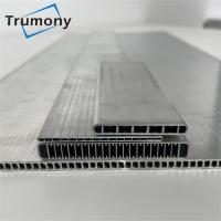 China Auto Spare Parts Oval Shape Aluminum Micro Channel Tube For Heat Exchanger for sale