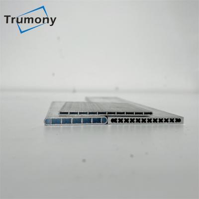 China Aluminum Extruded Parallel Flow Flat Tube For Aluminum Condenser Evaporator for sale