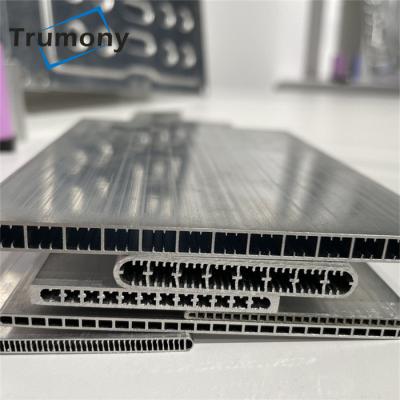 China Extruded Profiles Aluminum Material Alloy 3003 1100 Micro Channel Tube Radiators for sale