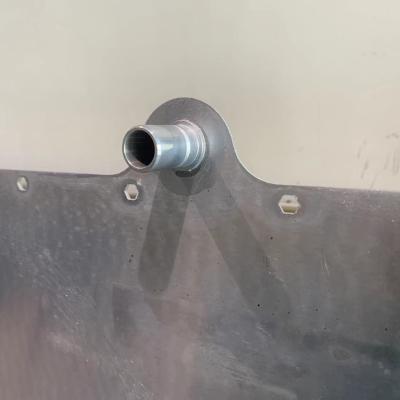 China Aluminum stamped brazing cooling plate for EV prismatic battery bottom cooling for sale