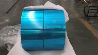 China Blue Colour 8011 H22 0.14mm*270mm Hydrophilic Finstock Coated Aluminum / Aluminium Foil for sale