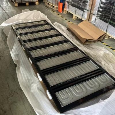 China Custom Stamped Brazed Liquid Cold Plate for Electric Vehicle Battery Packs with Excellent Heat Dissipation for sale