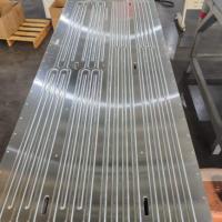 China Stamping Brazing Liquid Cooling Plate 3003 Aluminum Alloy For Electric Automobile for sale