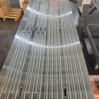 China Stamping Brazing Liquid Cooling Plate 3003 Aluminum Alloy For Electric Automobile for sale