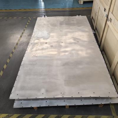 China Custom EV Battery Liquid Cooling Plate Progressive Stamping CAB Vacuum Brazing Aluminum Cooling Tray With PU Foam Insulation for sale