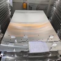 China Custom EV Battery Liquid Cooling Plate Progressive Stamping CAB Vacuum Brazing Aluminum Cooling Tray With PU Foam Insulation for sale