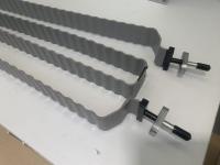 China Aluminum Micro-channel Liquid Cooling Snake for 21700 Cylindrical Cells for sale