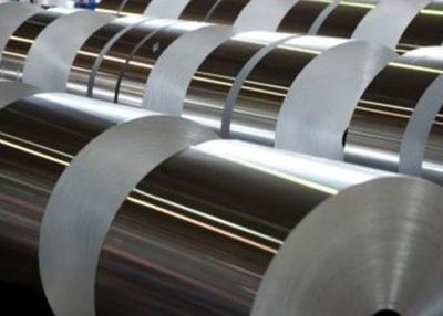 China Heavy Duty 0.08 x 345mm 1100 H18 Aluminium Foil Roll I.D. 75mm Custom Size High Tensile Strength for sale