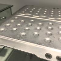 China Lightweight Aluminum Liquid Cooling Plate for Pouch Cell Battery Module 450x350mm for sale