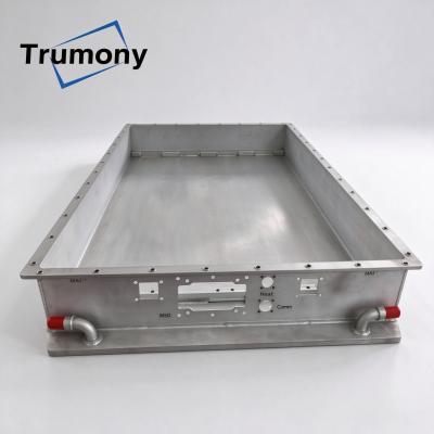 China 1P48S Liquid Cooled Aluminum Battery Bottom Enclosure For Electric Bus  Friction Stir Welding & Extrusion for sale