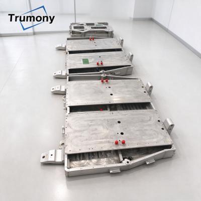 China Aluminum Battery Tray Bottom Enclosure 1500x800x170mm Extruded Welded 108S Truck for sale