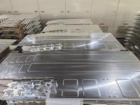 China Industrial Vacuum Brazed Aluminum Cold Plate for Power Electronics IGBT Module 300x200mm for sale