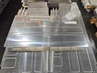 China Industrial Vacuum Brazed Aluminum Cold Plate for Power Electronics IGBT Module 300x200mm for sale