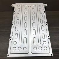China 6061 Stamped Brazed Water Cooling Plate 350x250x8mm For Onboard EV Charger for sale