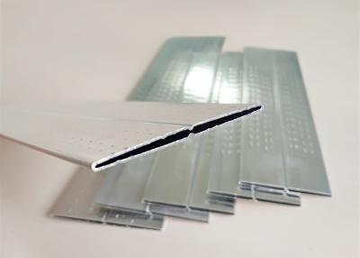 China High Frequency Aluminum Spare Parts Dimple Hourglass Heat Exchange Flat Tube for sale