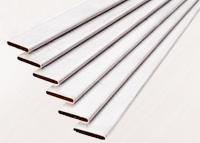 China Flat Hi Frequency Welded Tube Aluminium Extruded Profiles For Radiator / Water Tank for sale