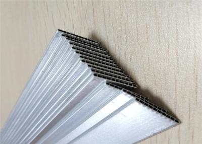 China Aluminum Condenser Auto Parts Extruded Channel Multi Port Tube For Heat Transfer for sale