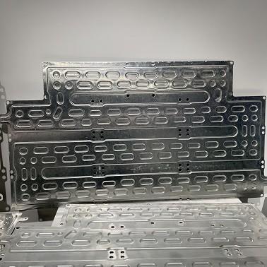 China Brazed 6mm Aluminum Cold Plate For New Energy Vehicle Battery for sale
