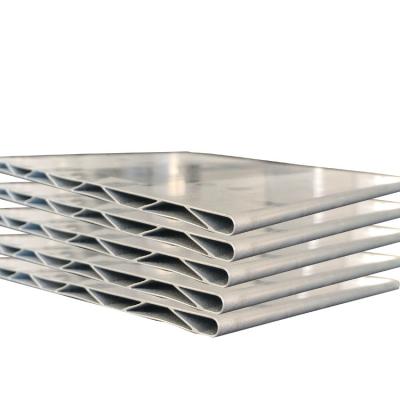 China Heat Exchanger Aluminum Microchannel Tube Rectangle Round Shape for sale