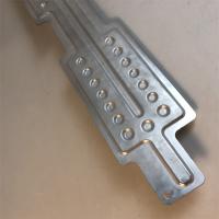 China Prismatic Cell Battery Aluminum Cooling Plate Serpentine Shape Customized for sale
