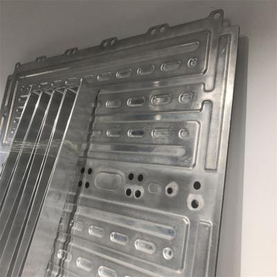 China 3003 Alloy Power Semiconductors Aluminum Cooling Plate Silver for sale