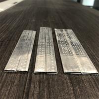 China Flat Oval Aluminum Tube For CAC High Frequency Welded for sale