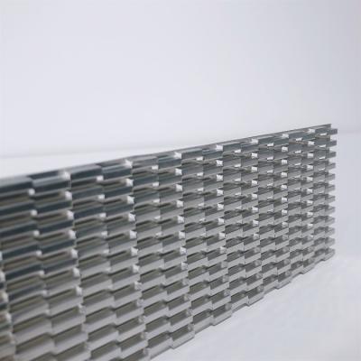 China Aluminum Lanced Offset Folded Fin Heat Sink For Car Radiator for sale