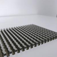 China Heat Transfer Folded Fins Aluminum Ruffled Herringbone for sale