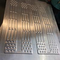 China Refrigeration Aluminum Rollbond Evaporator For Fridge / Freezer for sale