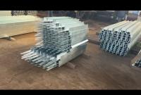 China 900-12000mm Surface Galvanized Steel I Beam Retaining Wall for sale