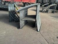 China Wind Turbine Base Electrical Enclosure Stand With Hot Dip Galvanized Finish And Load Capacity Up To 10 Tons for sale