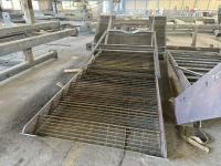 China Industrial Grade Steel Outdoor Stairs Beautiful Durable Corrosion Resistant Safe Outdoor Stairs Made For Commercial Industrial Factories Warehouses for sale
