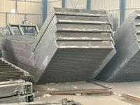 China Galvanized Prefabricated Steel Staircase For Outdoor Spaces High Strength Metal Steps With Anti Corrosion for sale