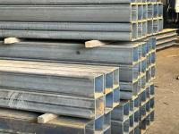 China Galvanized Rectangular Steel Tubing Anti Corrosion Rectangular Hollow Tube For Construction for sale