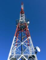 China 4G 5G Base Station Coastal Area Hot Dip Galvanized Telecommunication Angle Steel Tower for sale