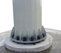 China Customizable Hot Dip Galvanized Single Tube Communication Tower Easy To Install And Supports 4G 5G for sale