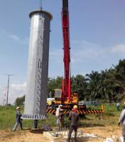 China Customizable Single Tube Tower Suitable For Mobile Network Coverage Best Signal Transmission Solution for sale