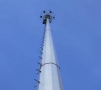 China High Strength Corrosion Resistant Single Tube Tower Supports 4G 5G Equipment Modular Design Adapts To Multiple Scenarios And Fast Installation for sale