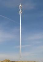China Durable Telecommunication Monopole Tower Custom Height 10-60m  Quick Installation for sale